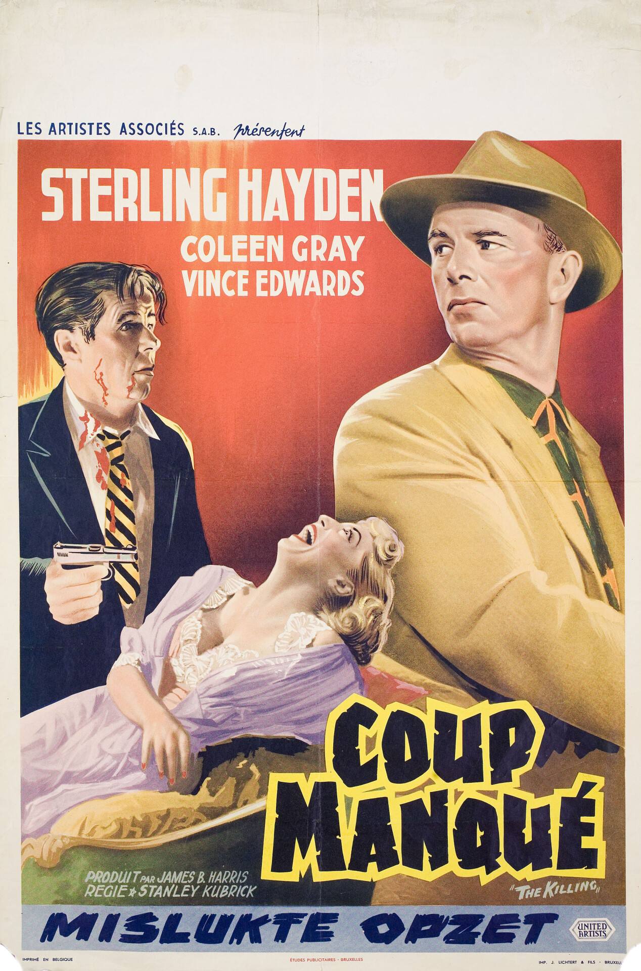 Убийство (The Killing, 1956), режиссёр Стэнли Кубрик, художественный ...