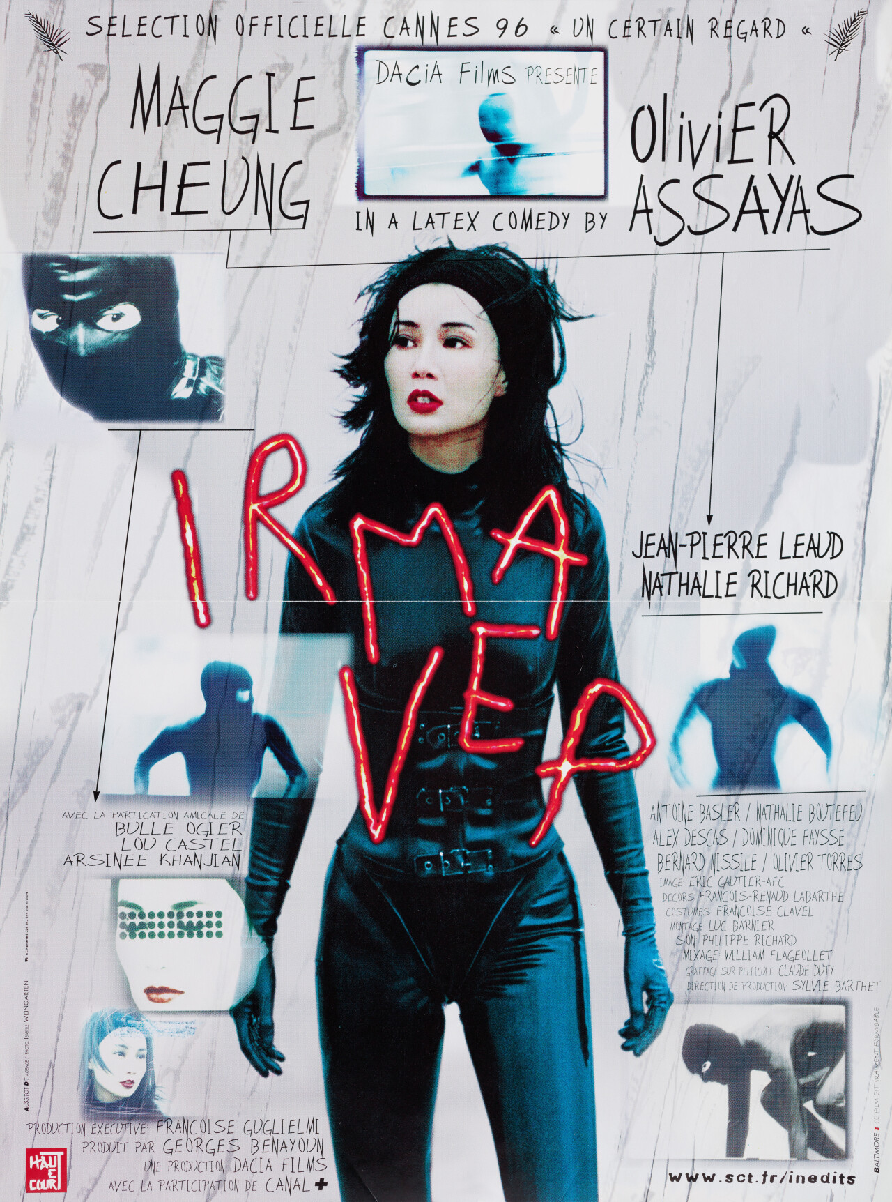 Ирма Веп (Irma Vep, 1996), режиссёр Оливье Ассайас, французский постер к фильму / Кино / Камералабс