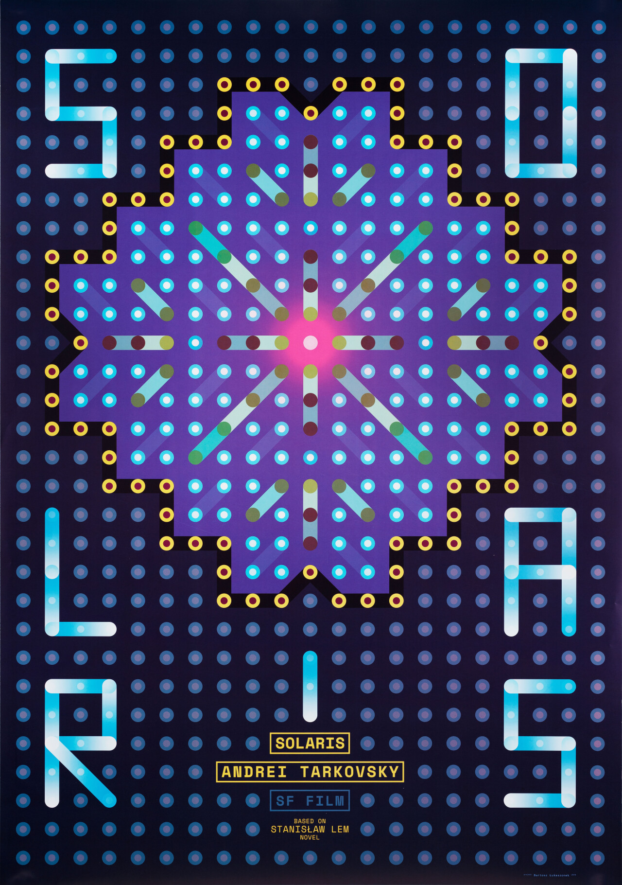 Солярис (Solaris, 1972), режиссёр Андрей Тарковский, польский плакат к ...