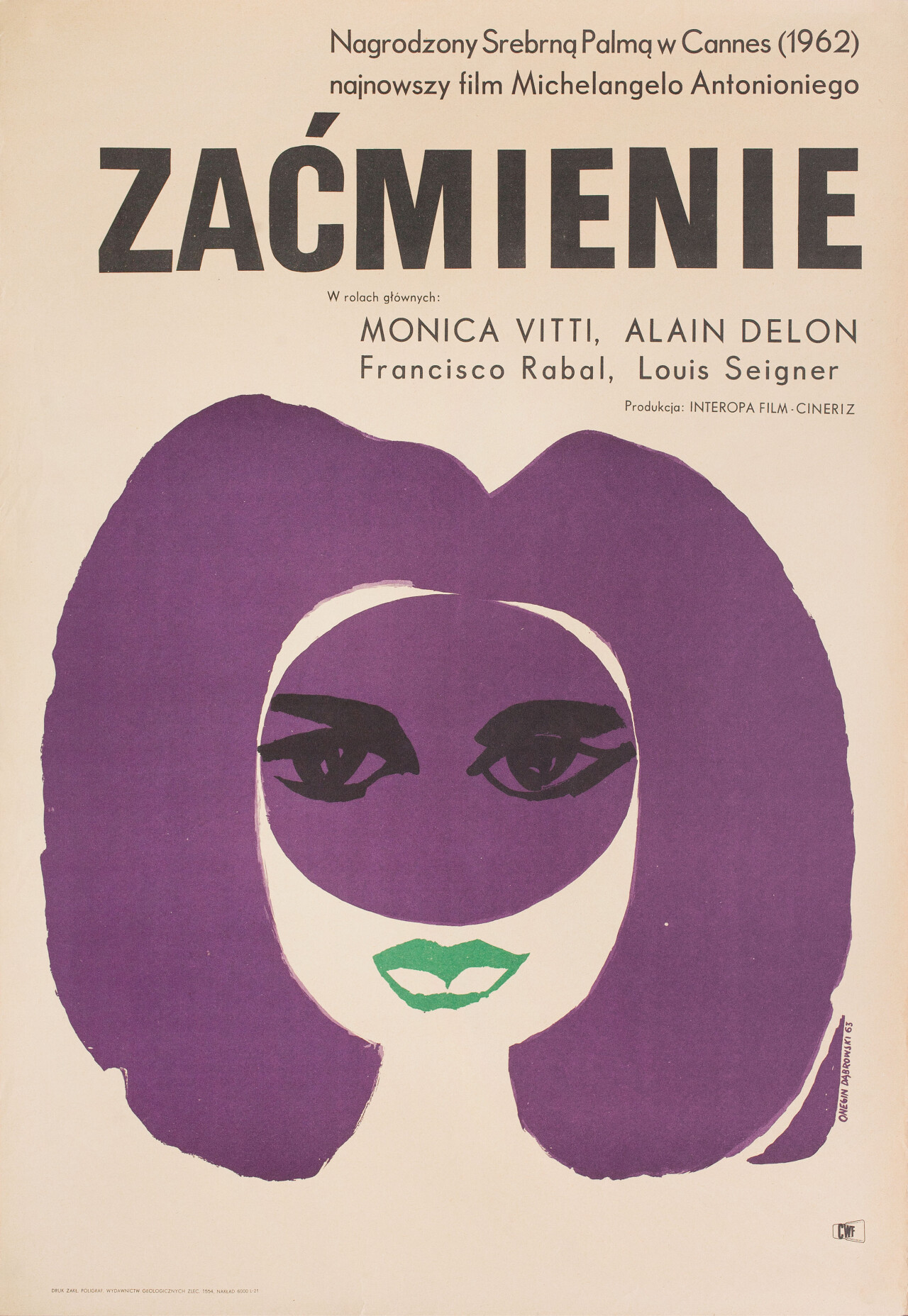 Затмение (LEclisse, 1962), режиссёр Микеланджело Антониони, польский ...