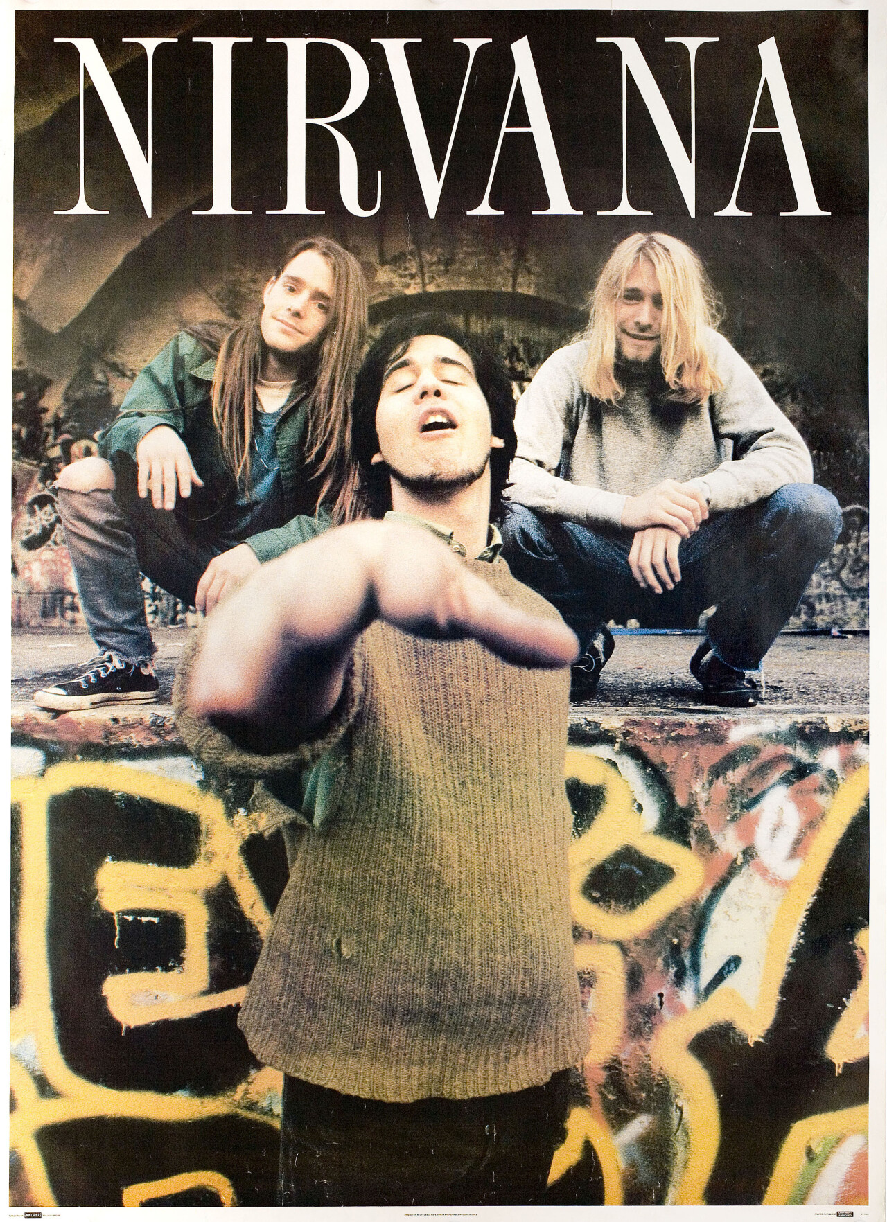 Нирвана, постер, 1990 год