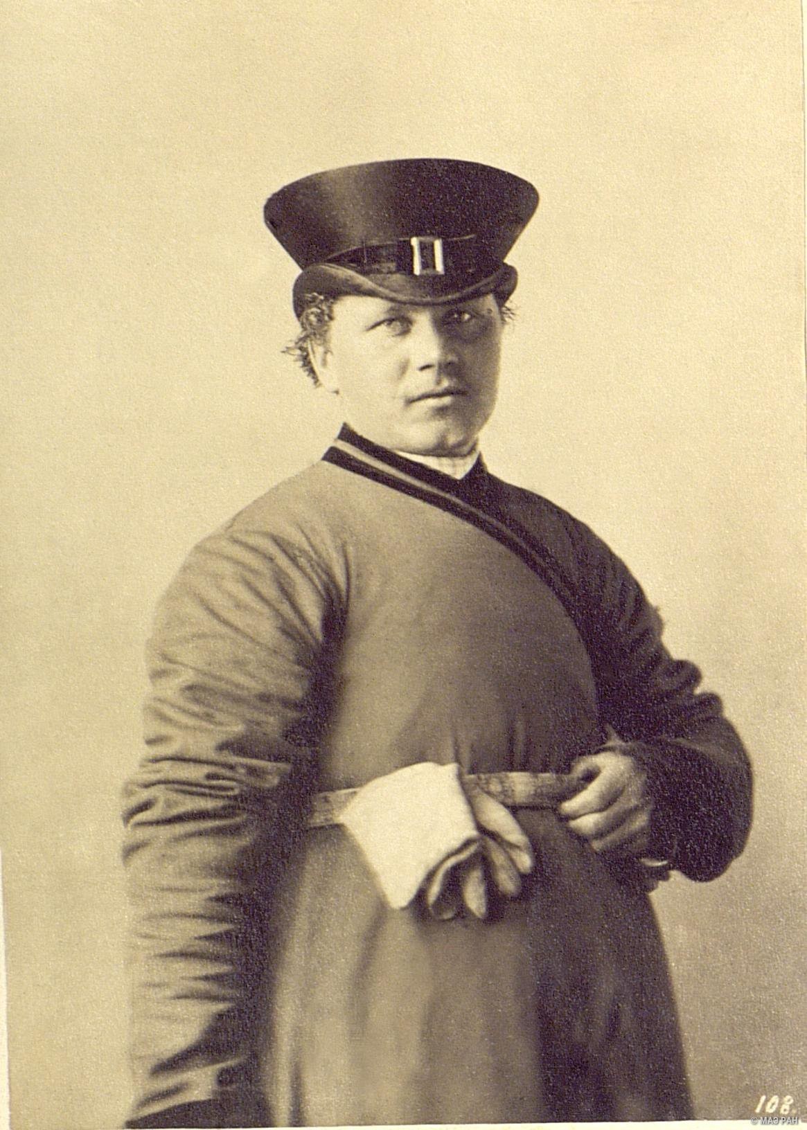 Извозчик. Санкт-Петербург, ок. 1869. Автор В. А. Каррик / Фото / Камералабс